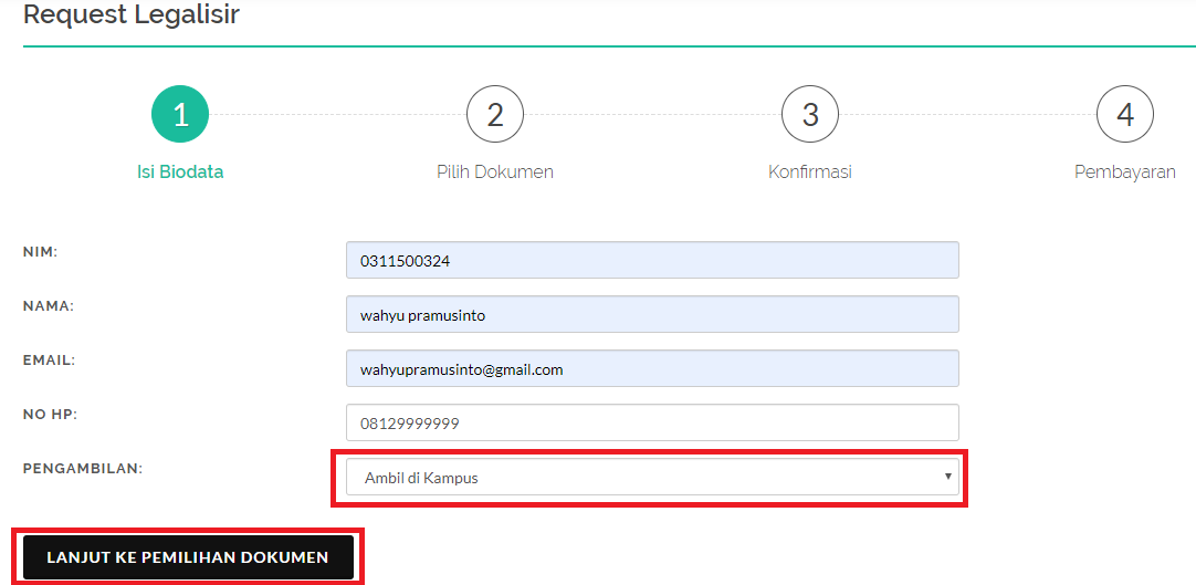 Panduan Penggunaan Layanan Legalisir | suratonline.budiluhur.ac.id